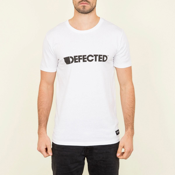 DEFECTED - DEFECTED RECORDS LOGO MENS WHITE T-SHIRT - купить недорого